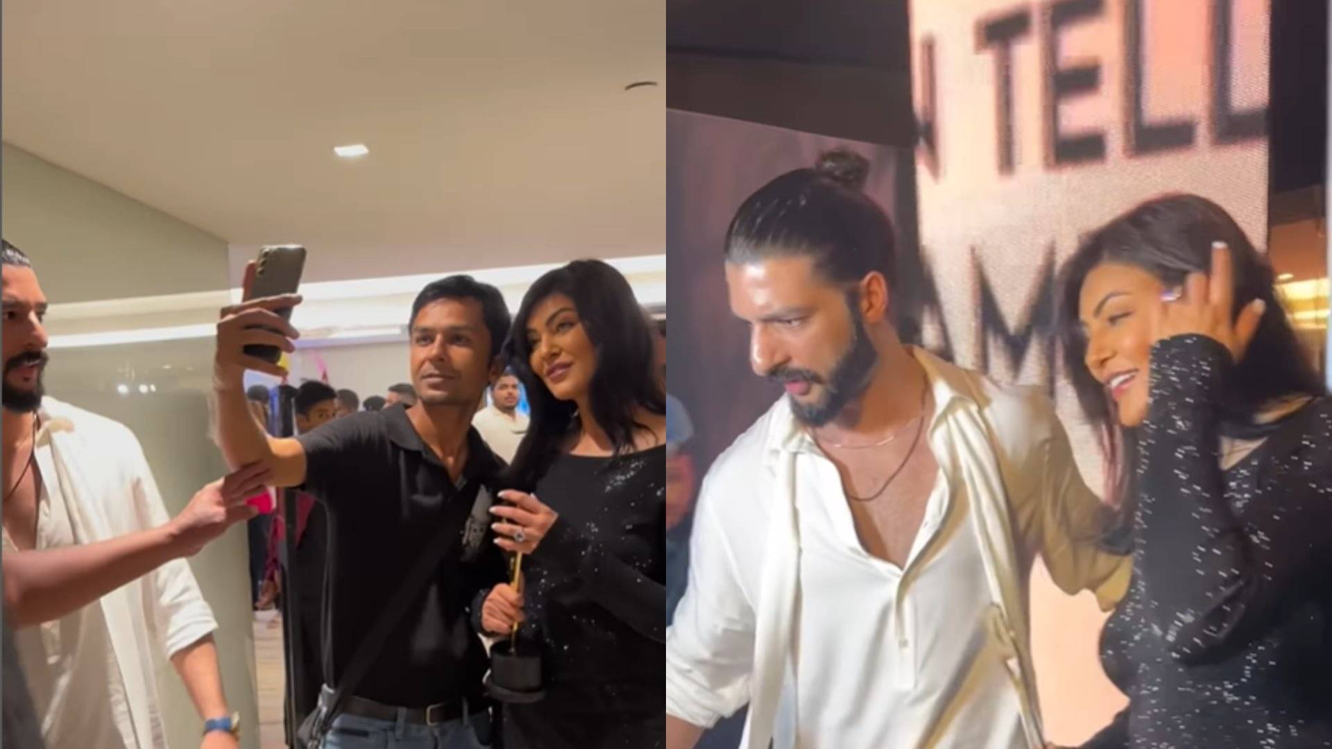 Sushmita Sen's Ex-boyfriend Rohman Turns Protective As She Takes Selfie ...