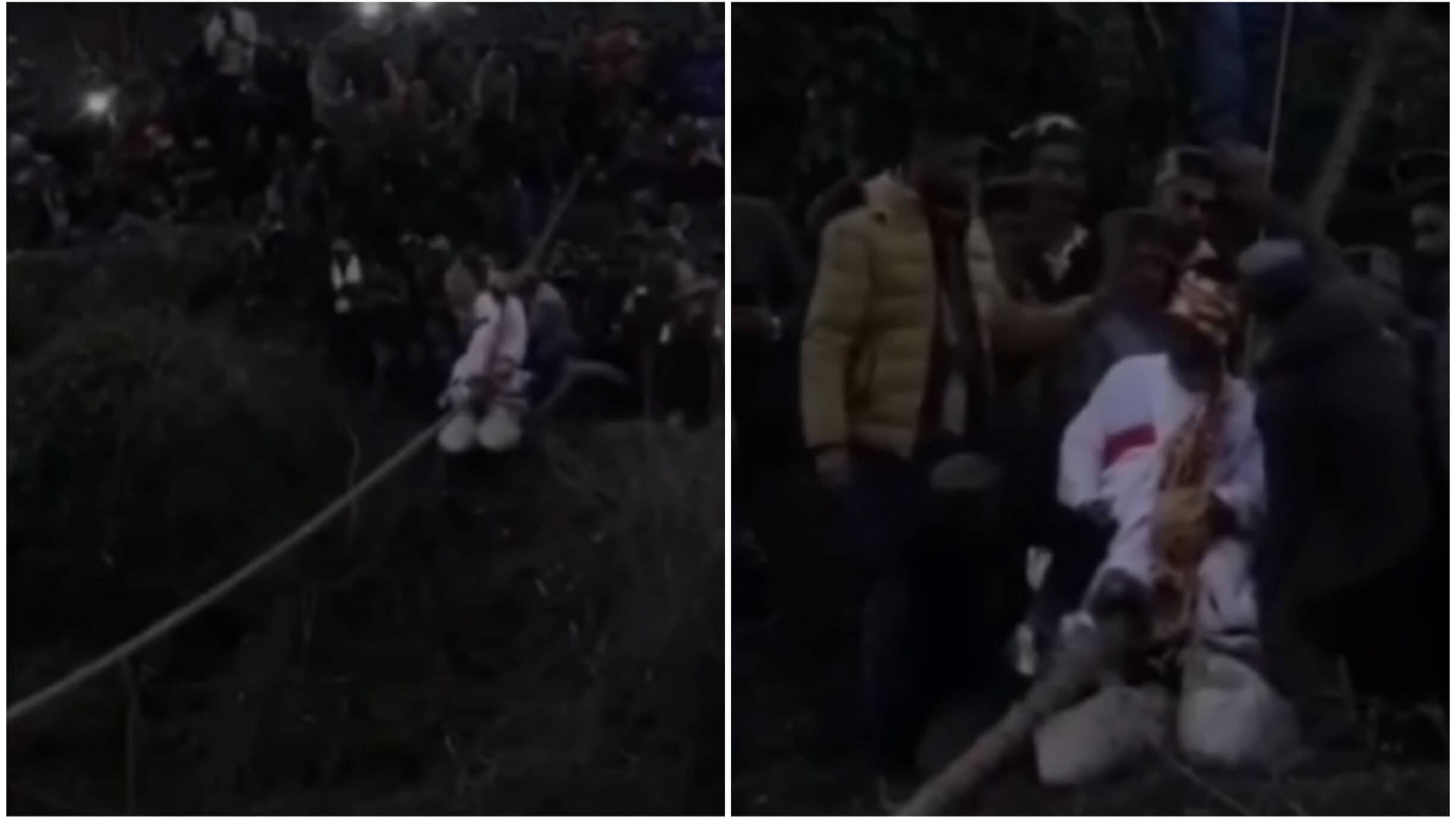 Watch: 65-Year-Old Man Performs Rope Sliding Ritual in Himachal Pradesh ...