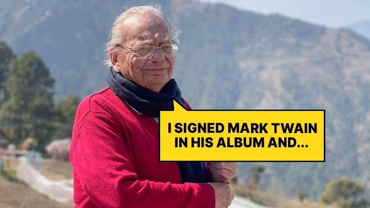What's In The Name? When Ruskin Bond Signed Autograph On Behalf Of Mark ...