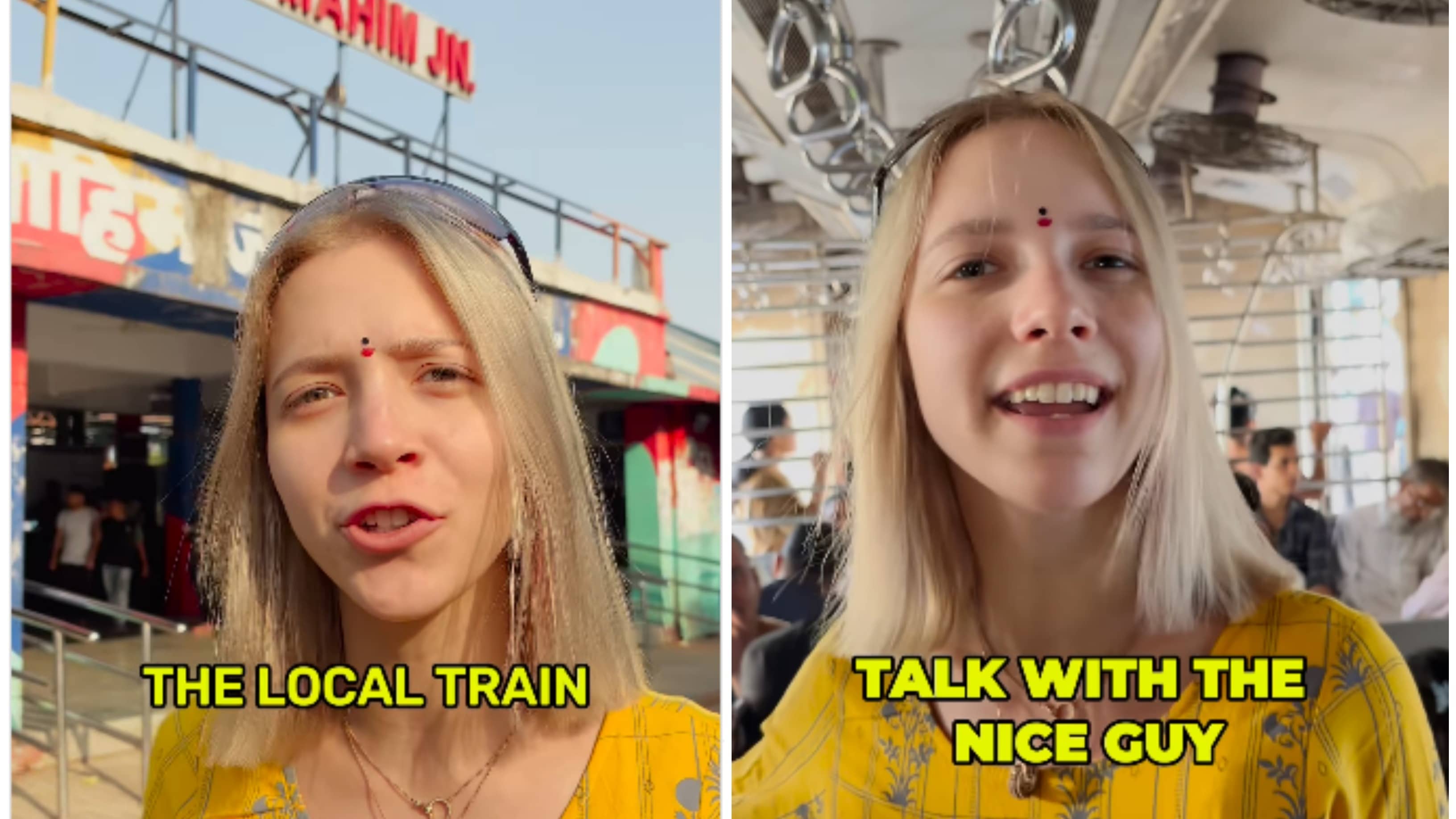 Viral Video: Russian Woman’s Travels in Mumbai Local Train, Shares Her ...
