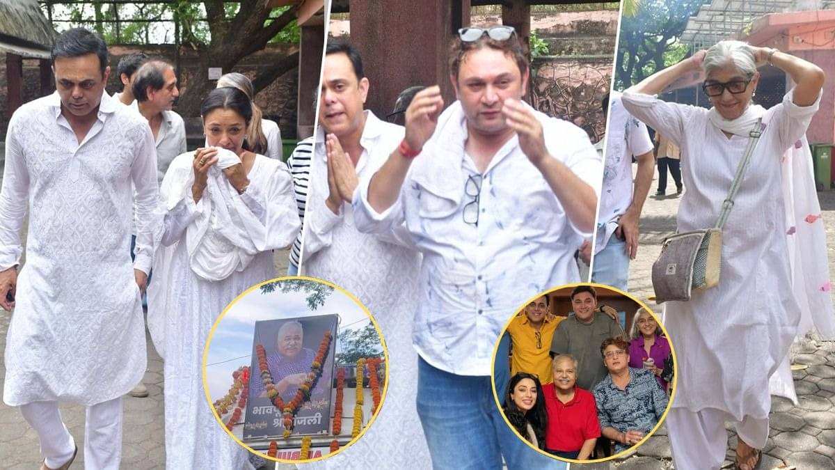 Satish Shah Funeral: Sarabhai Vs Sarabhai Co-stars Rupali Ganguly ...