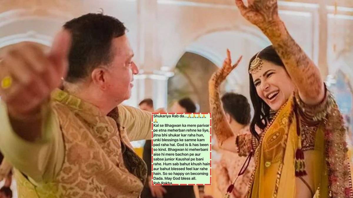 Katrina Kaif-Vicky Kaushal Welcome Baby Boy: Estatic 'Dada' Sham Kaushal's First Reaction ...