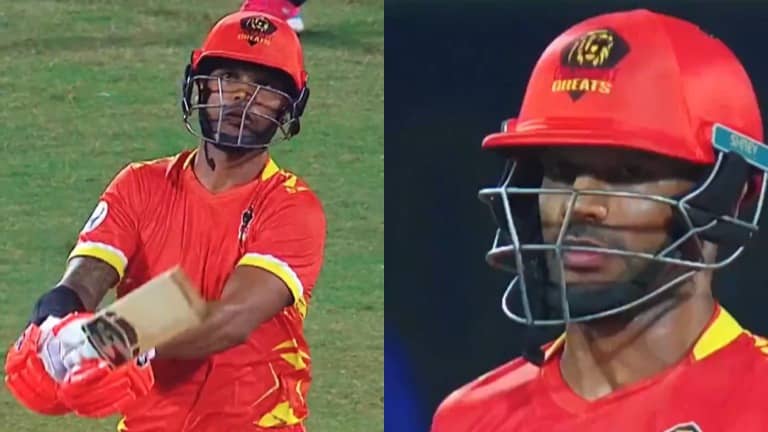 Shikhar Dhawan Lays Out CARNAGE in LLC, Slams a Solid Half-Century ...