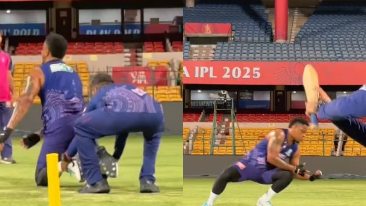 RR Share Hilarious Video As Coach Dishant Yagnik And Shimron Hetmeyer ...
