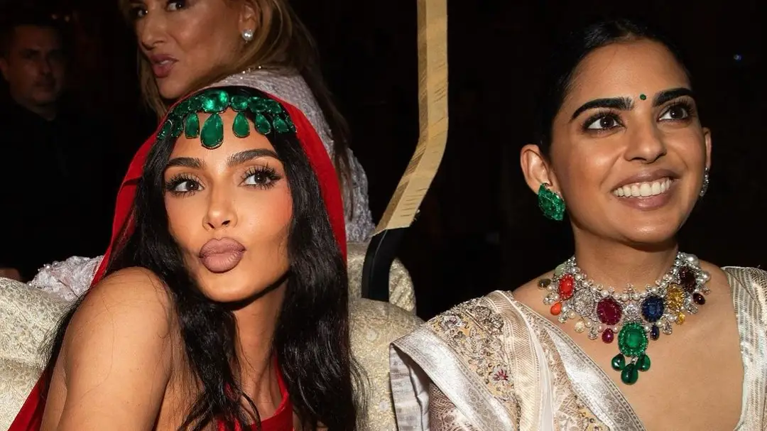 Kim Kardashian Shares Photos With Anant-Radhika And Isha Ambani, Says ...