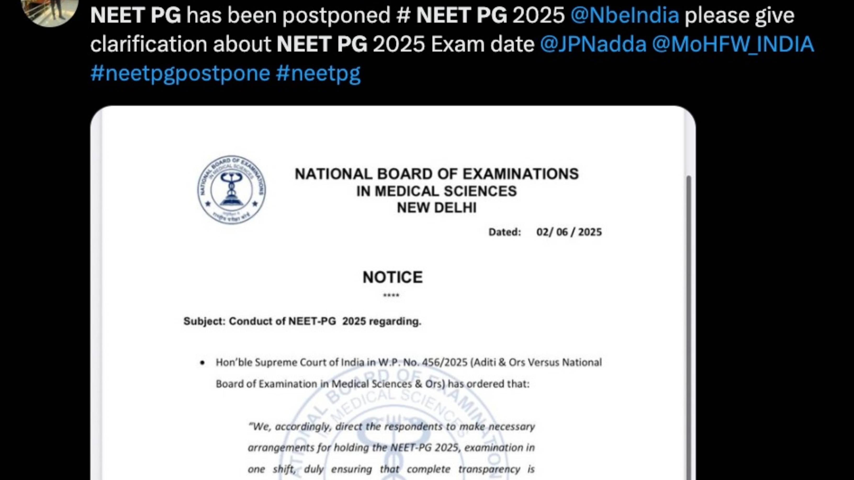 NEET PG Exam Postponement Evokes Mixed Response From Students ...