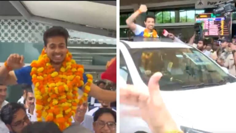 Olympics bronze medallist Swapnil Kusale returns home, credits coaches ...