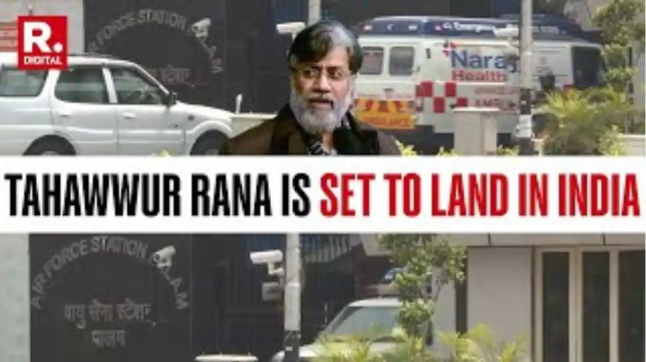 Tahawwur Rana Extradition: Scenes Outside Delhi's Palam Airport ...