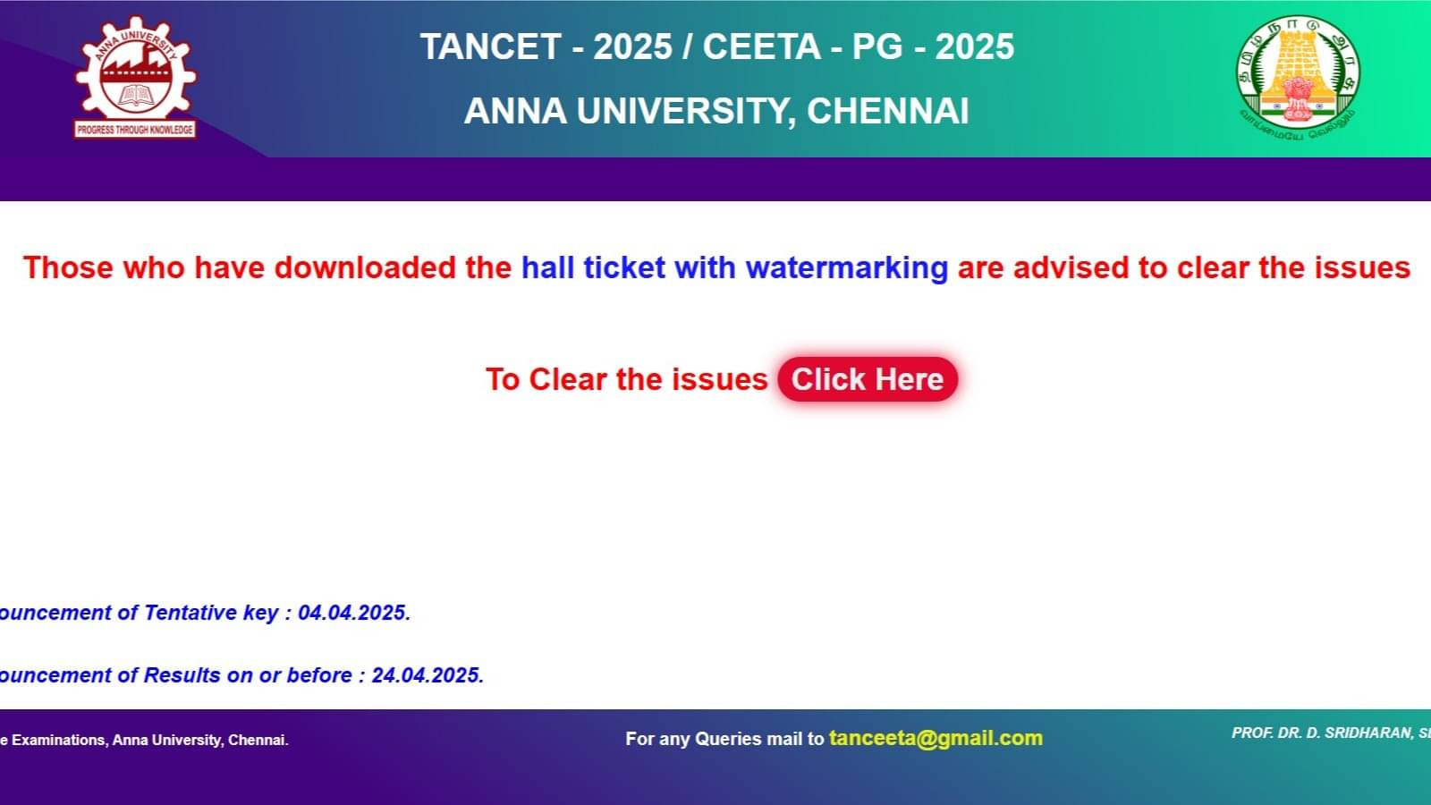 TANCET 2025 Answer Key to Be Released on April 4, Here's How to ...