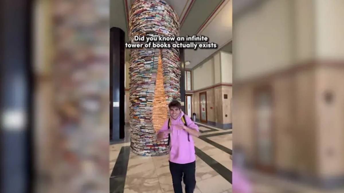 For All Book Lovers, This Infinity Tower in Prague Is A Must-See ...
