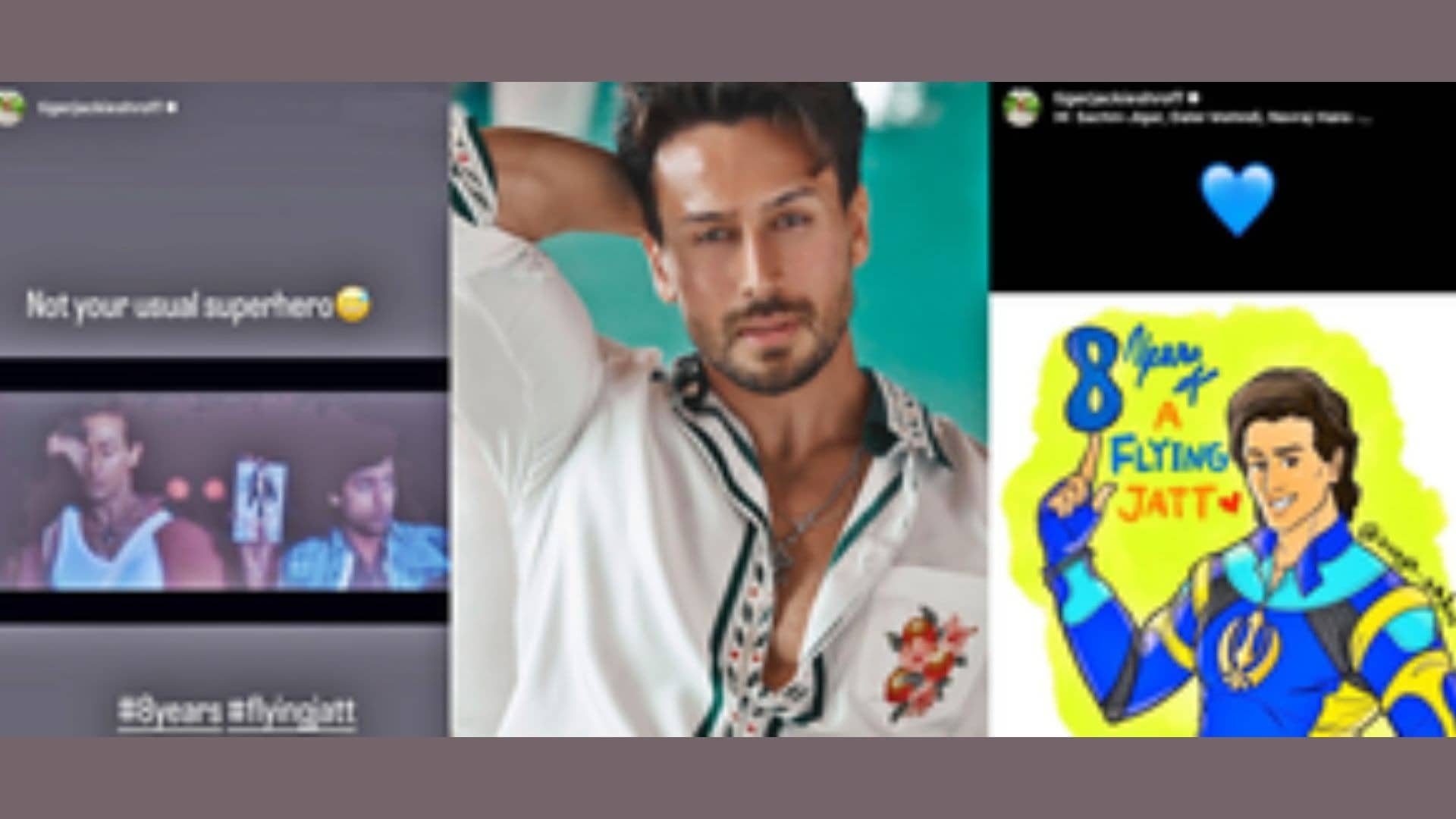 'ए फ्लाइंग जट्ट' को पूरे हुए आठ साल, टाइगर श्रॉफ ने कुछ यूं मनाया जश्न ...