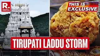 Naidu Vs Jagan Over Tirupati Laddu | This Is Exclusive | Republic World