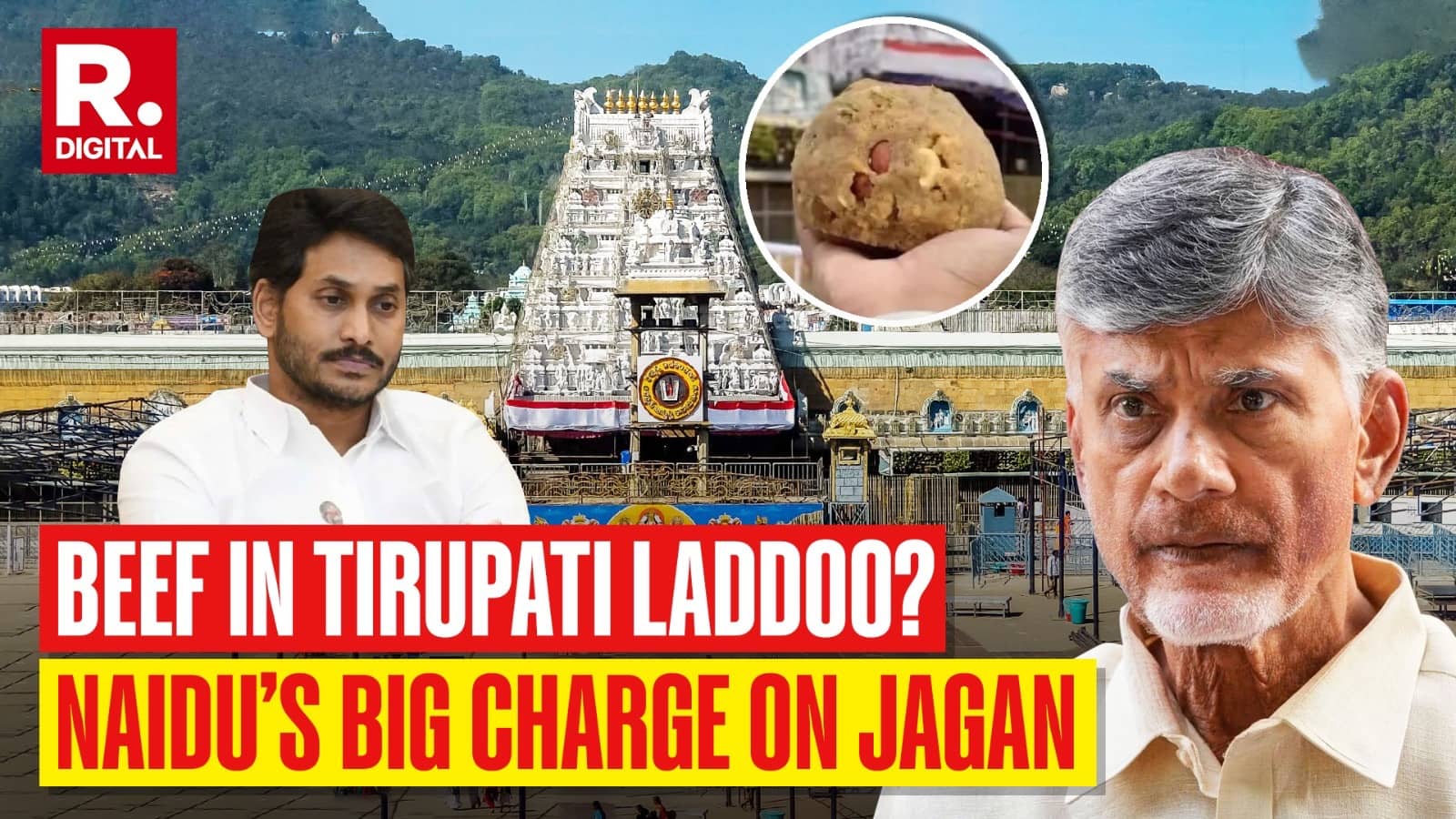 Tirupati Laddoos Row: Who Played With Hindus Faith? Naidu vs Reddy Rages On | Republic World