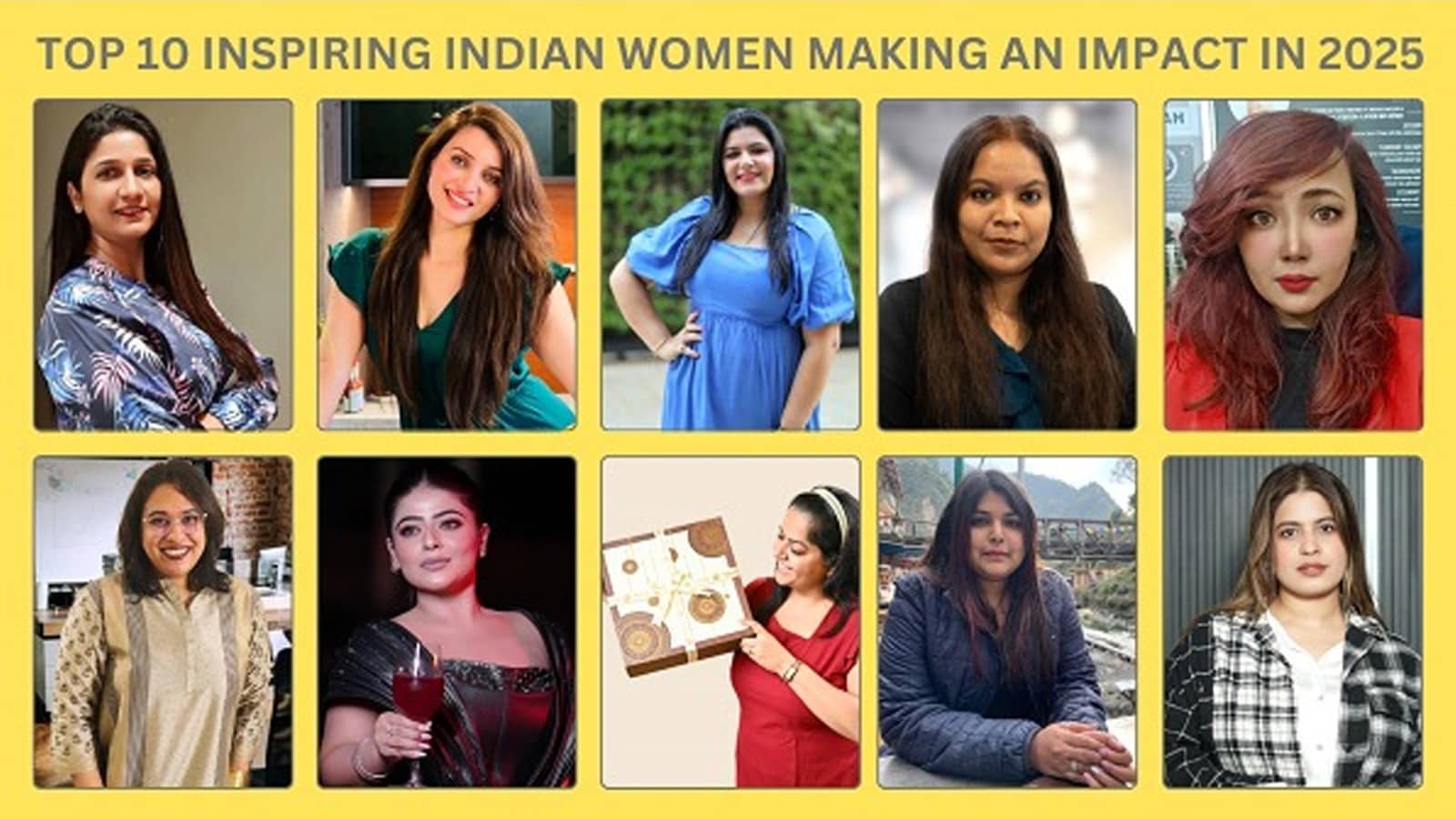 Top 10 Inspiring Indian Women Making an Impact in 2025 – To Watch Out ...