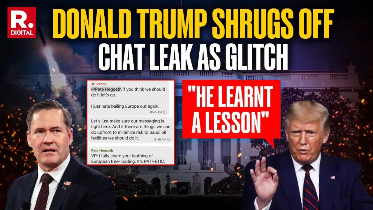 Trump Backs NSA Mike Waltz Amid Classified Leak Controversy: "Not a ...