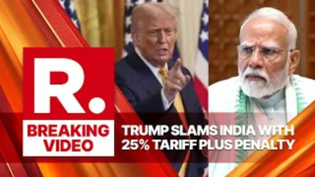 Trump to Impose 25% Tariff on India With Extra Penalty From August 1 | Republic World