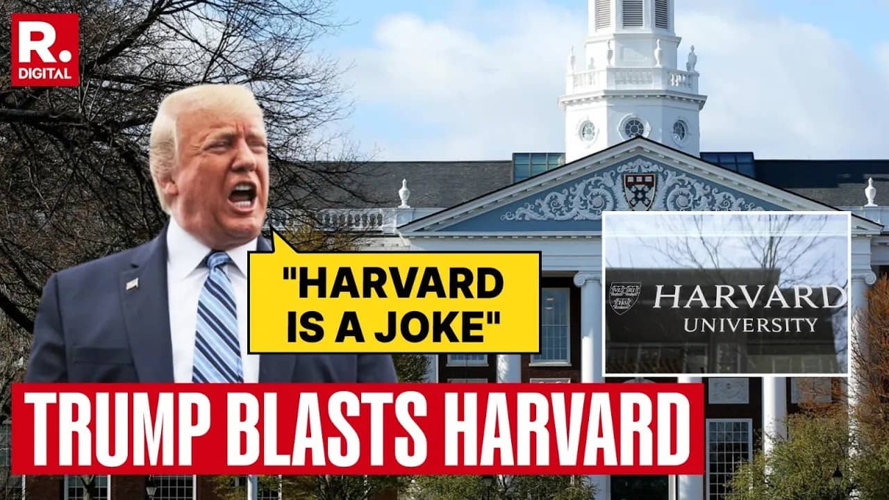 Trump Slams Harvard Again: Calls It a Joke That Spreads Hate and ...