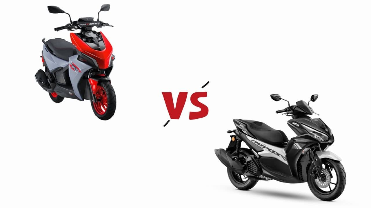 TVS Ntorq 150 vs Yamaha Aerox 155 - Price, Features, Specifications ...