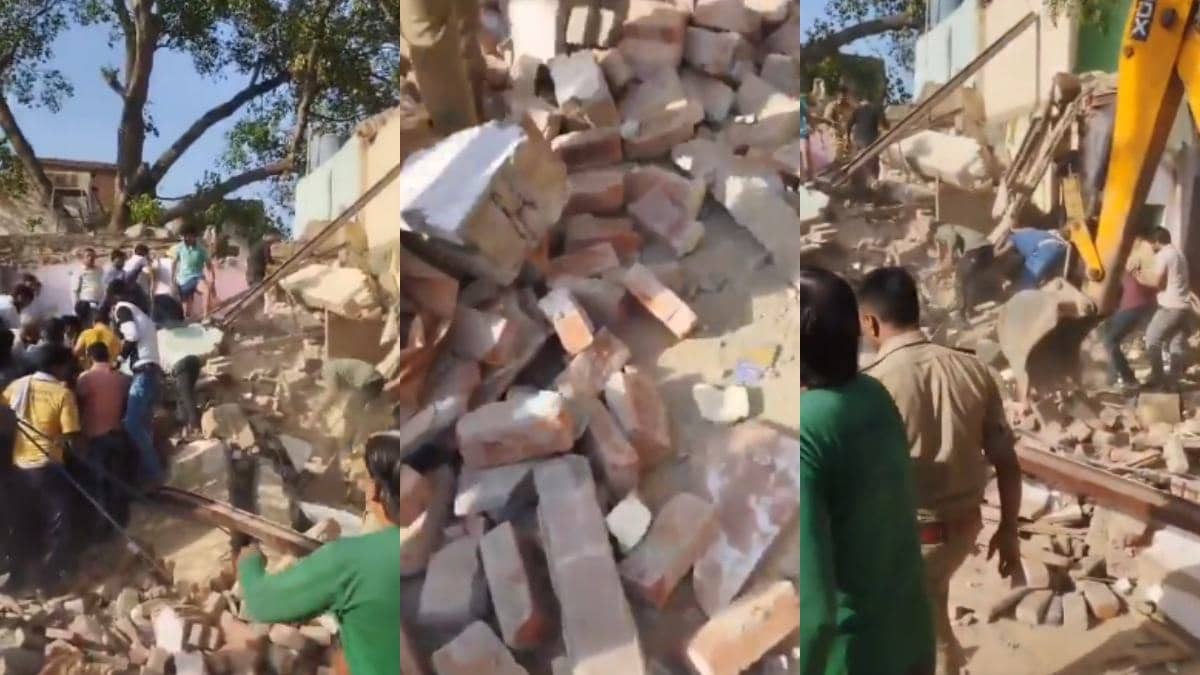 BREAKING: Under-construction Building Collapses in Agra, Multiple ...