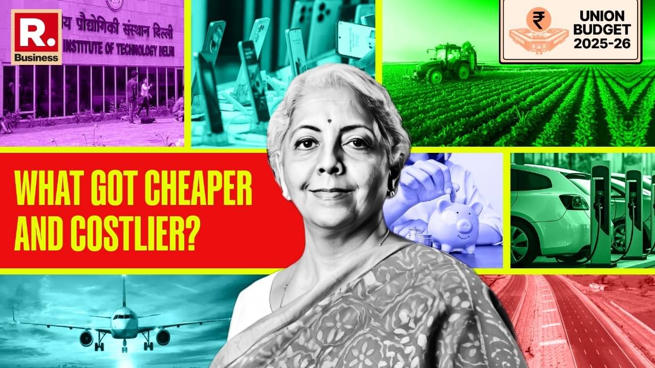 Union Budget 2025: What Got Cheaper and Costlier? List | Republic Business