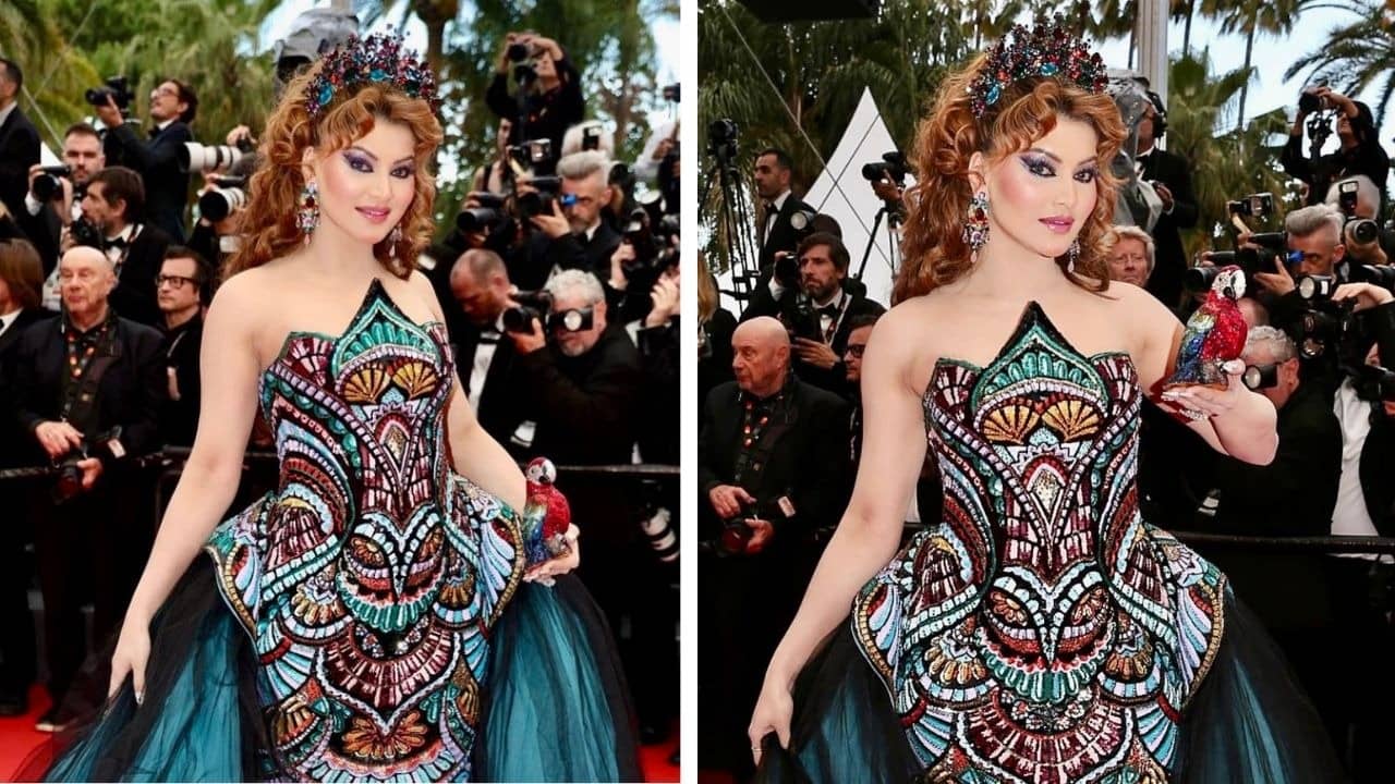Cannes 2025: Urvashi Rautela’s 'Parrot' Look At Red Carpet Sparks ...