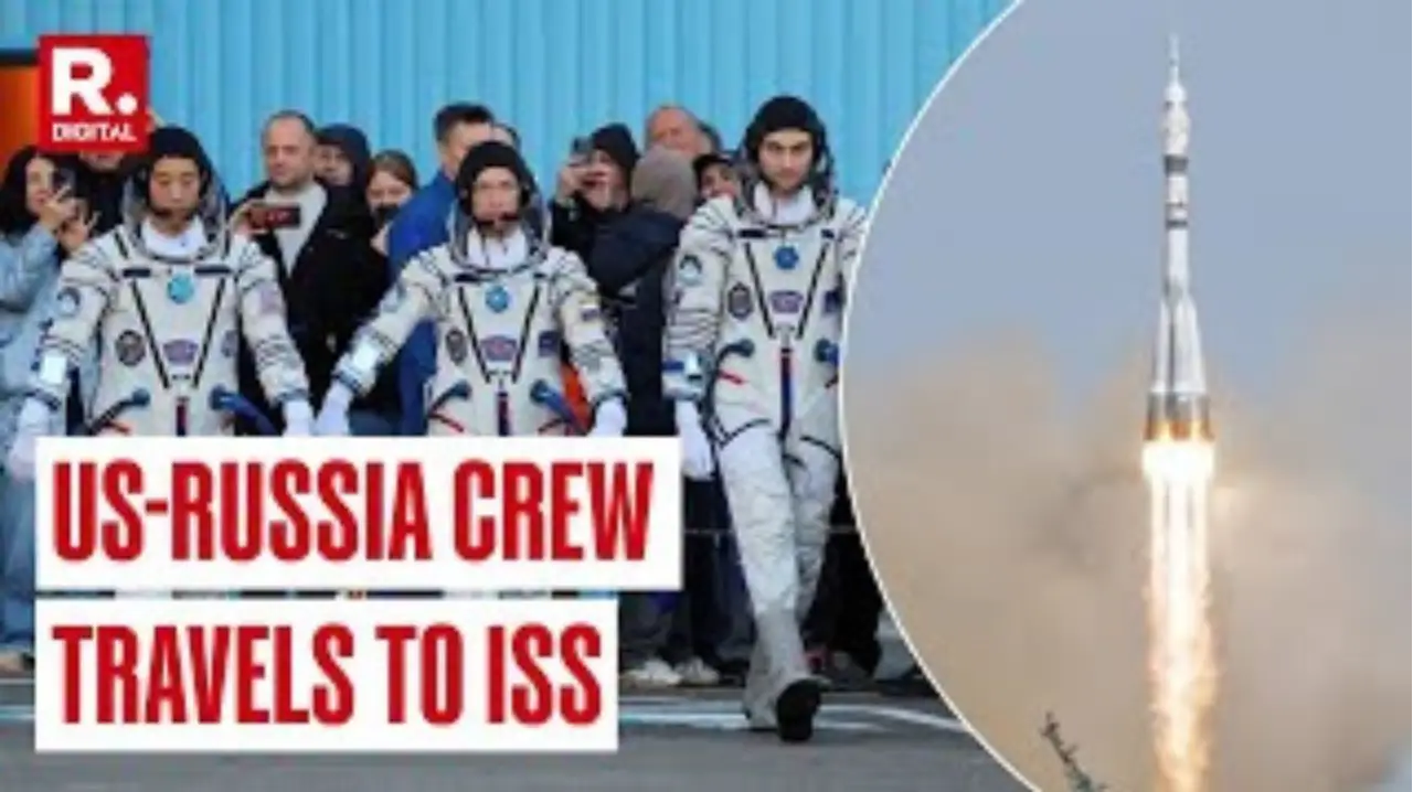 US-Russia Crew Launches To ISS On Soyuz Spacecraft, Will Spend 8 Months ...