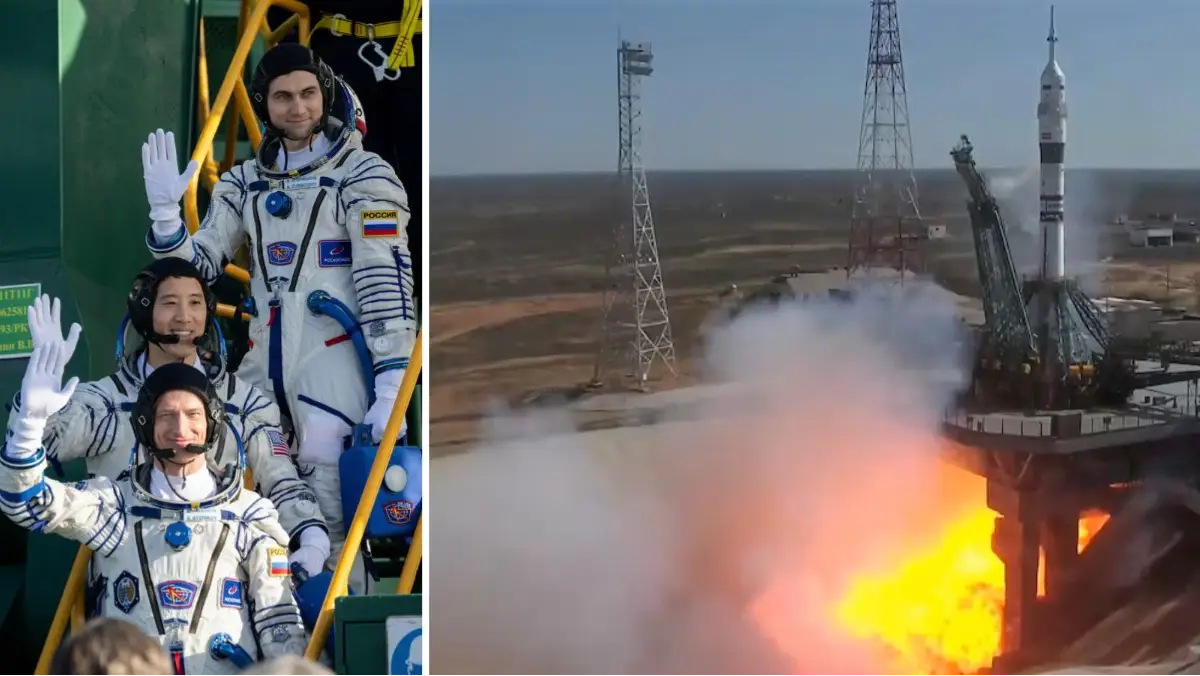 NASA Astronaut Jonny Kim Launched to ISS With Russian Crewmates, Sergey ...