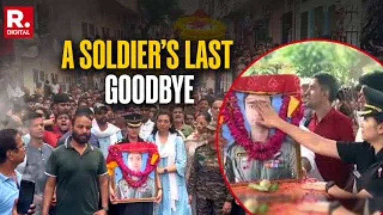 Lt Col Deepika Chauhan Leads Husband’s Last Rites After Uttarakhand ...