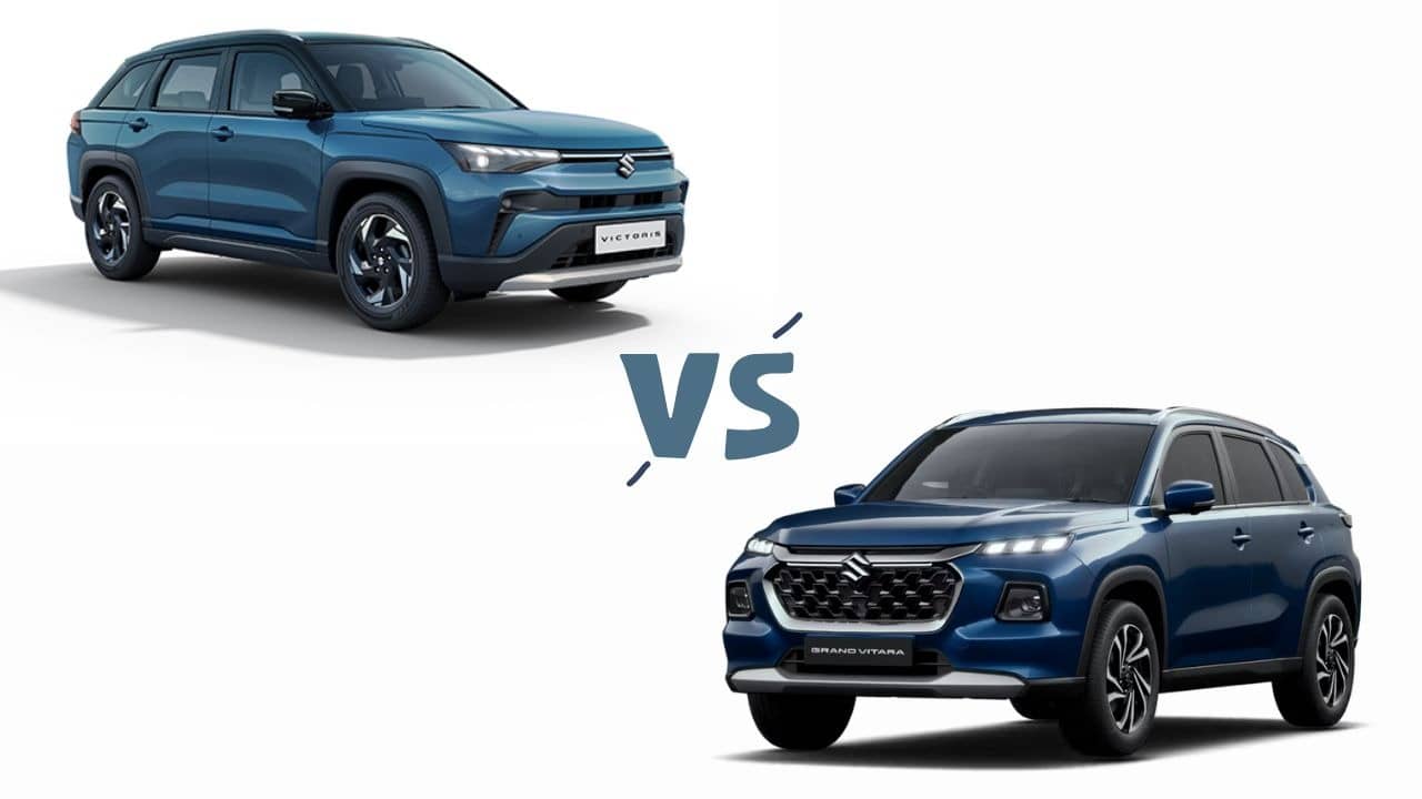 Maruti Suzuki Victoris vs Maruti Suzuki Grand Vitara - How Are They ...