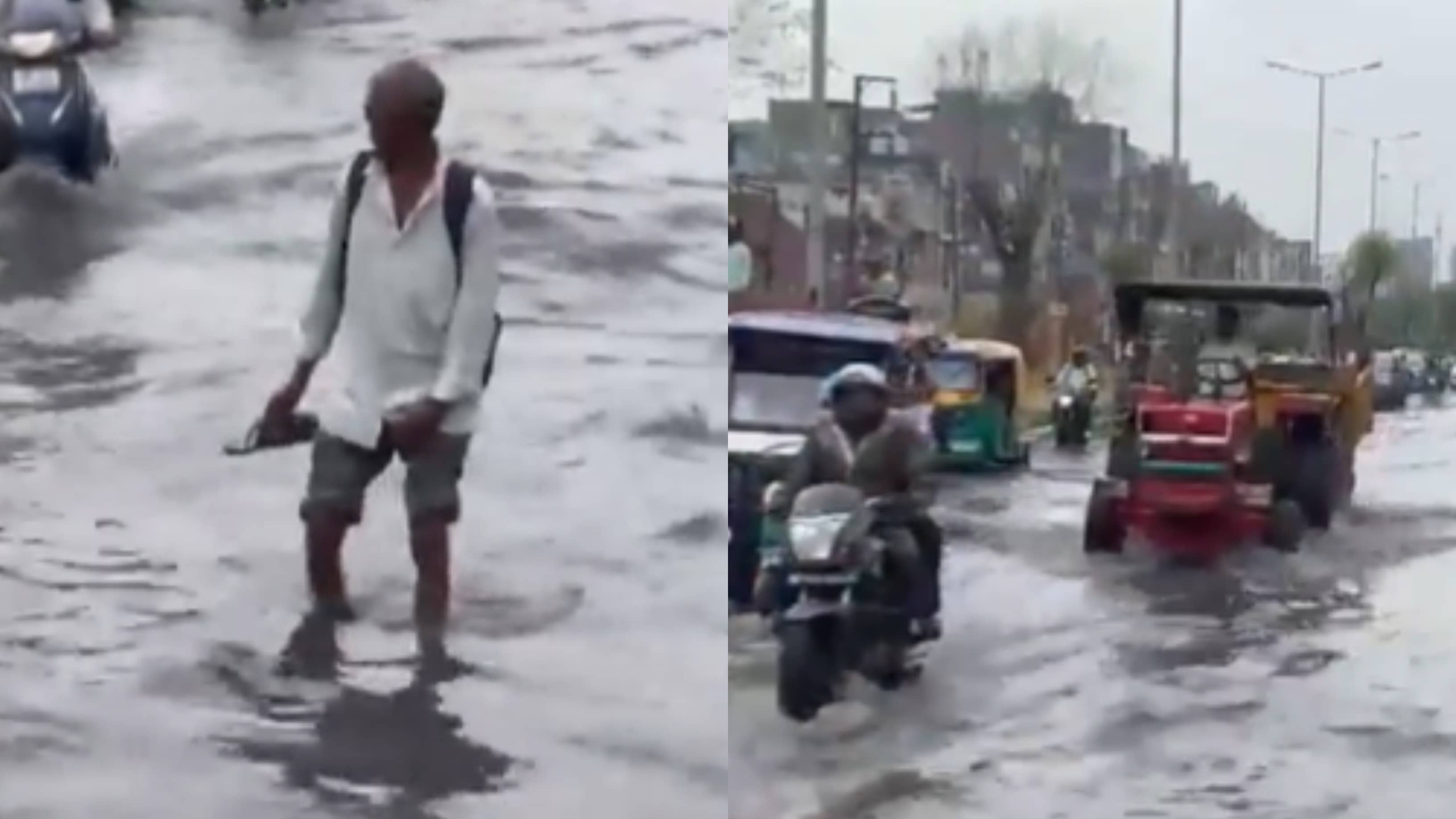 When Venice Comes To You! View Of Waterlogged Noida Sector-62 After ...