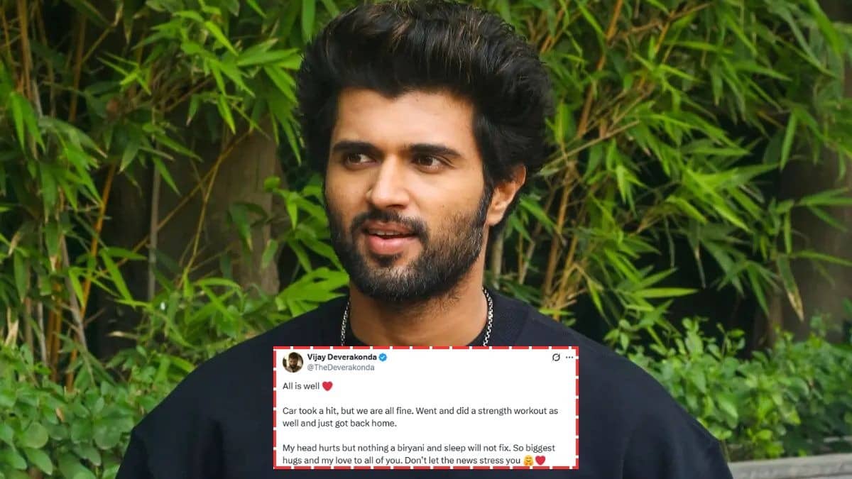 Vijay Deverakonda Assures Fans Of His Safety In First Reaction After Car Accident: My Head Hurts ...