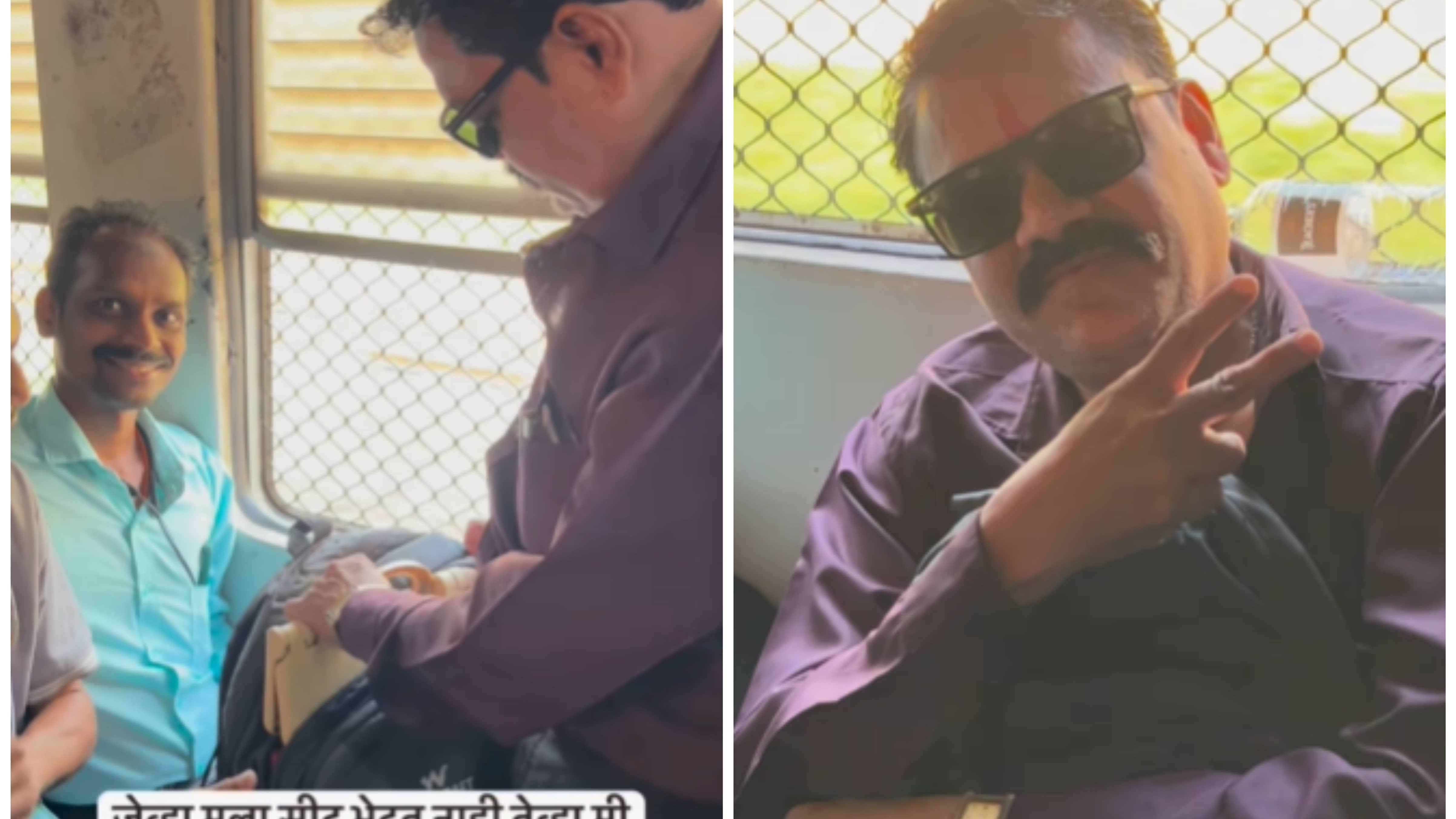 Mumbai Local Passenger’s Stool ‘Jugaad’ for Train Seat Stuns Internet ...