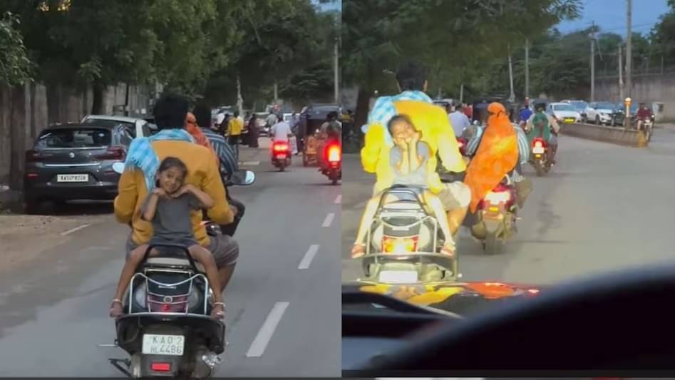 Watch: Video of Little Girl’s Cute Pose on Scooty Hits 40 Million Views ...
