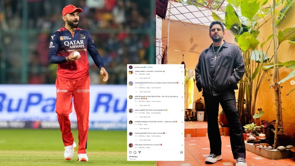 'King Ko Kaise Out Kiya': Virat Fans Troll Arshad Warsi On Instagram After Arshad Khan Dismisses ...