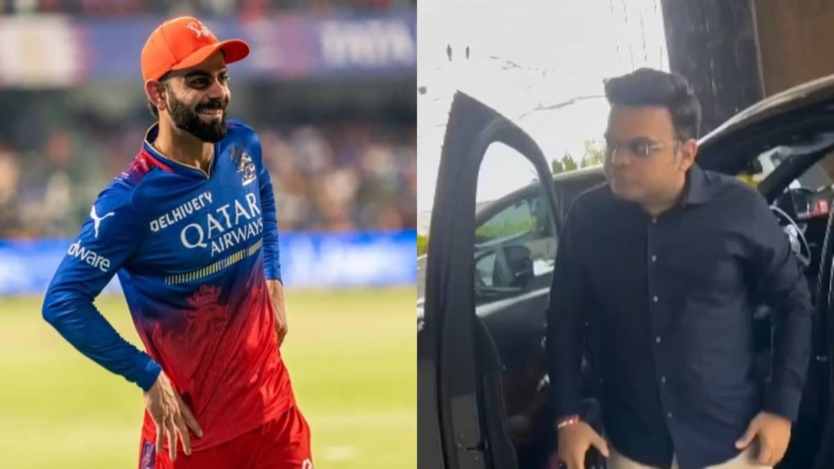 'Script Finalise Ho Gaya?' - ICC Chairperson Jay Shah at RCB Team Hotel ...