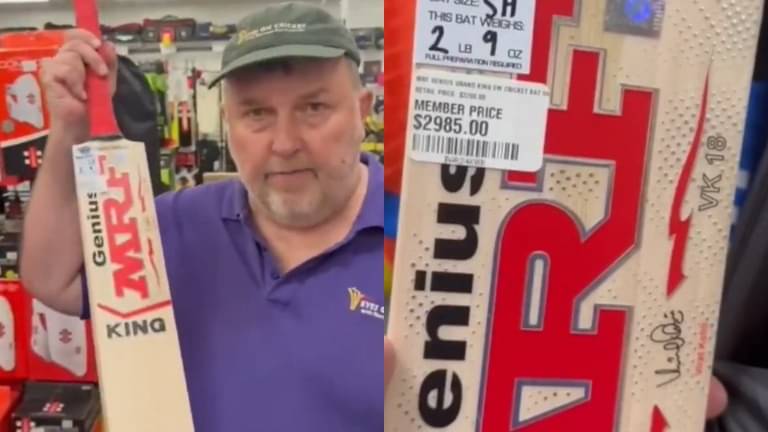 Virat Kohli's MRF Branded Bats Being Sold For INR 1.65 Lakh In ...