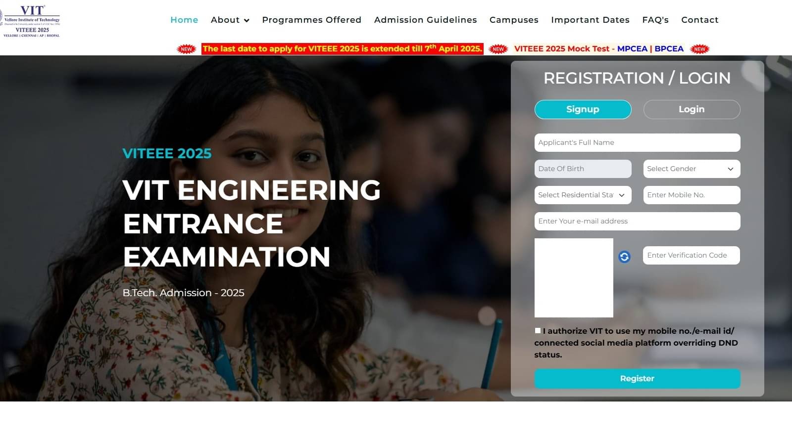 VITEEE 2025 Registration Ends Today at viteee.vit.ac.in, Direct Link to Apply | Republic World