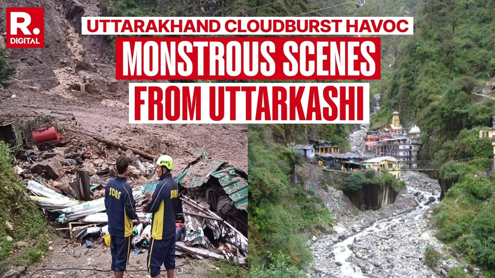 'Gone In Seconds': Flash Floods Following Cloudburst Wreak Havoc In Uttarakhand's Uttarkashi ...