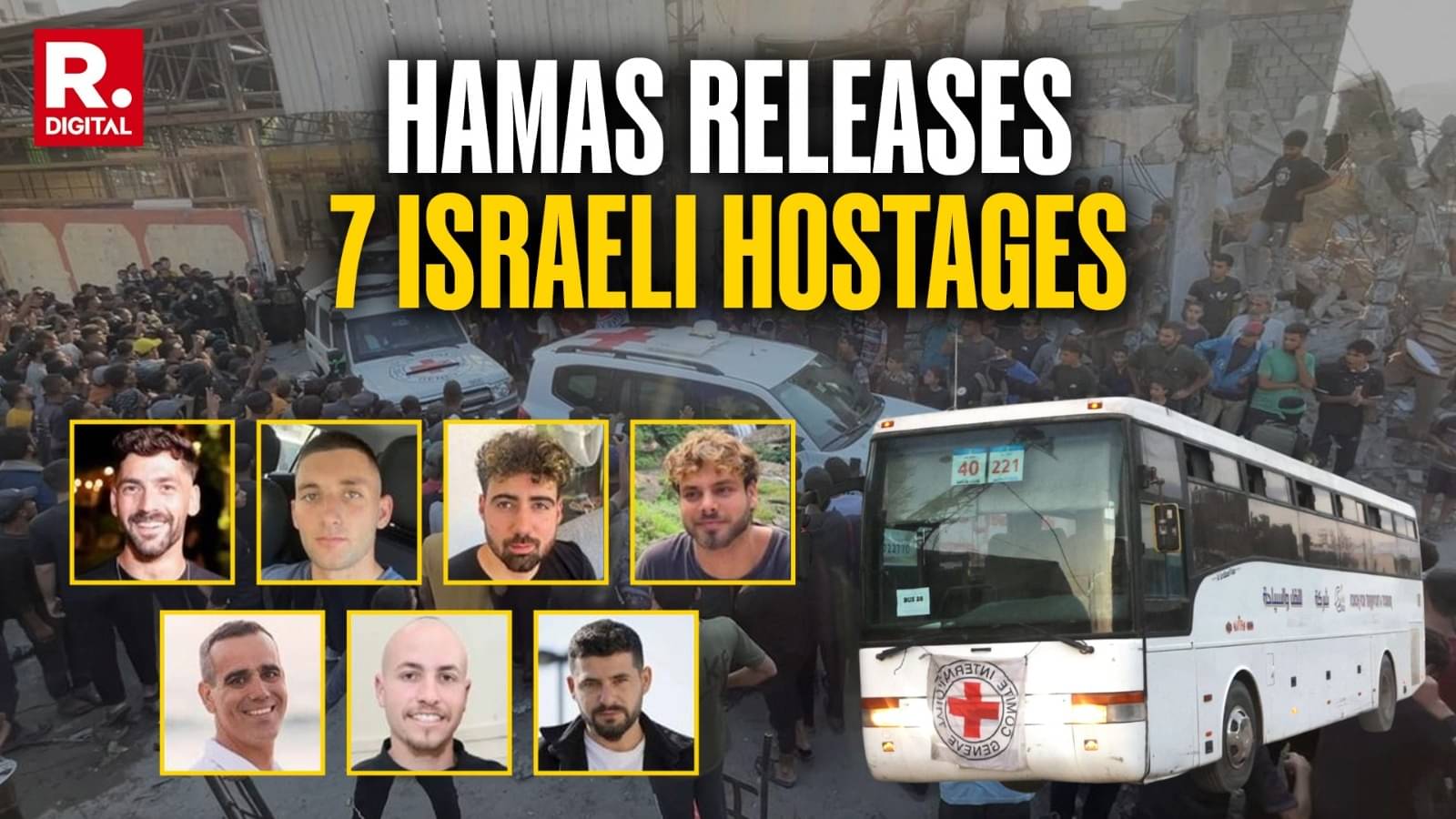 Who Are The First Seven Israeli Hostages Freed by Hamas as Gaza ...