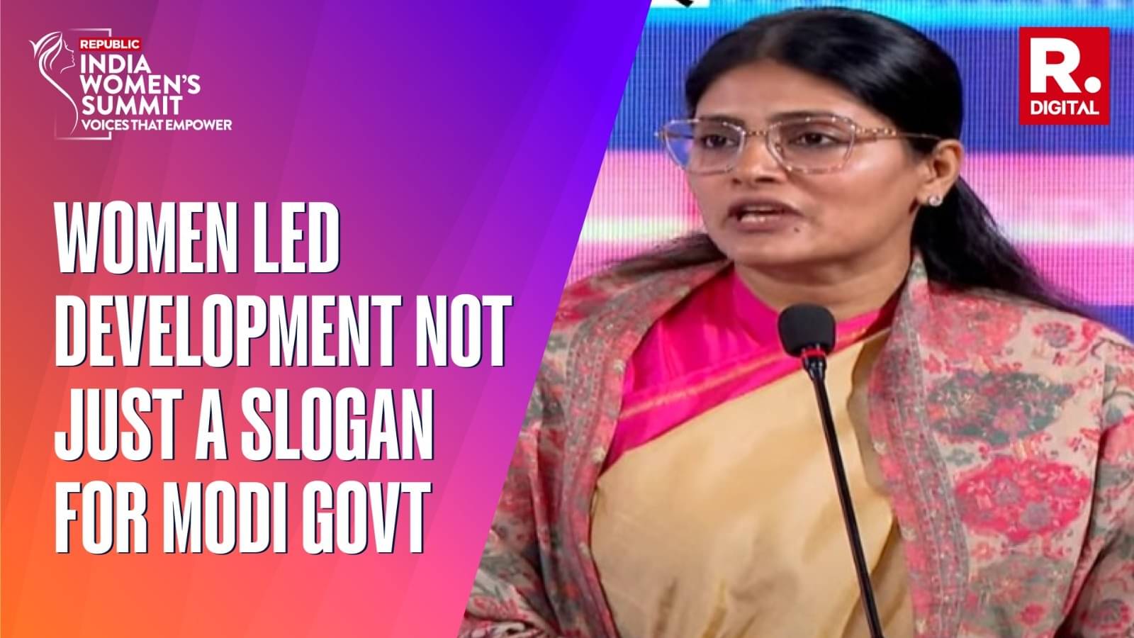 Women-Led Development Not Just a Slogan for Modi Govt: Anupriya Patel | Republic World