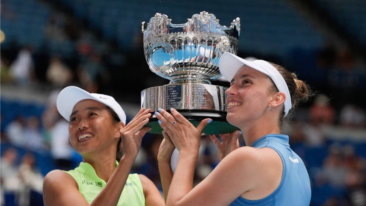 Elise Mertens-Zhang Shuai Crowned Australian Open Women's Doubles ...