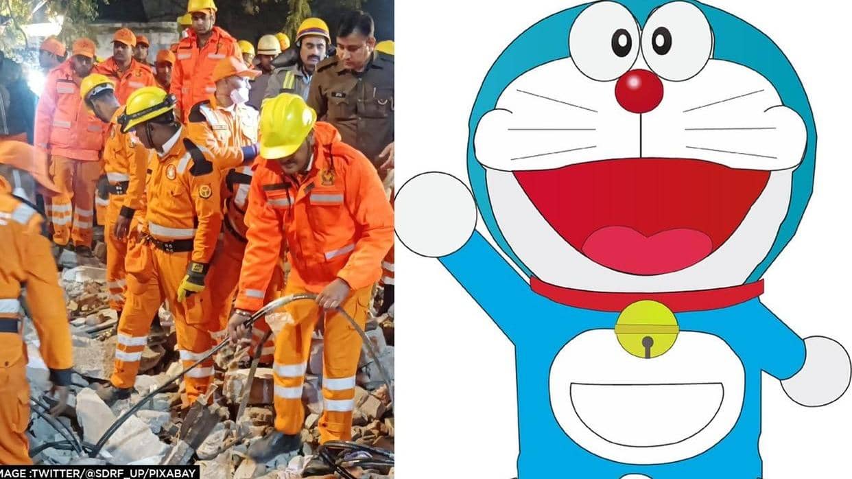 Lucknow Building Collapse: टीवी शो Doraemon ने कैसे बचाई छह साल के ...