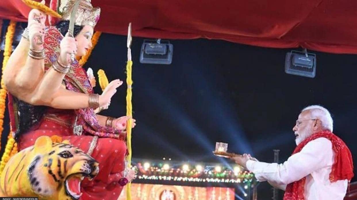 देवी के भक्त हैं PM Modi, शारदीय Navratri में रखते हैं 9 दिन व्रत ...
