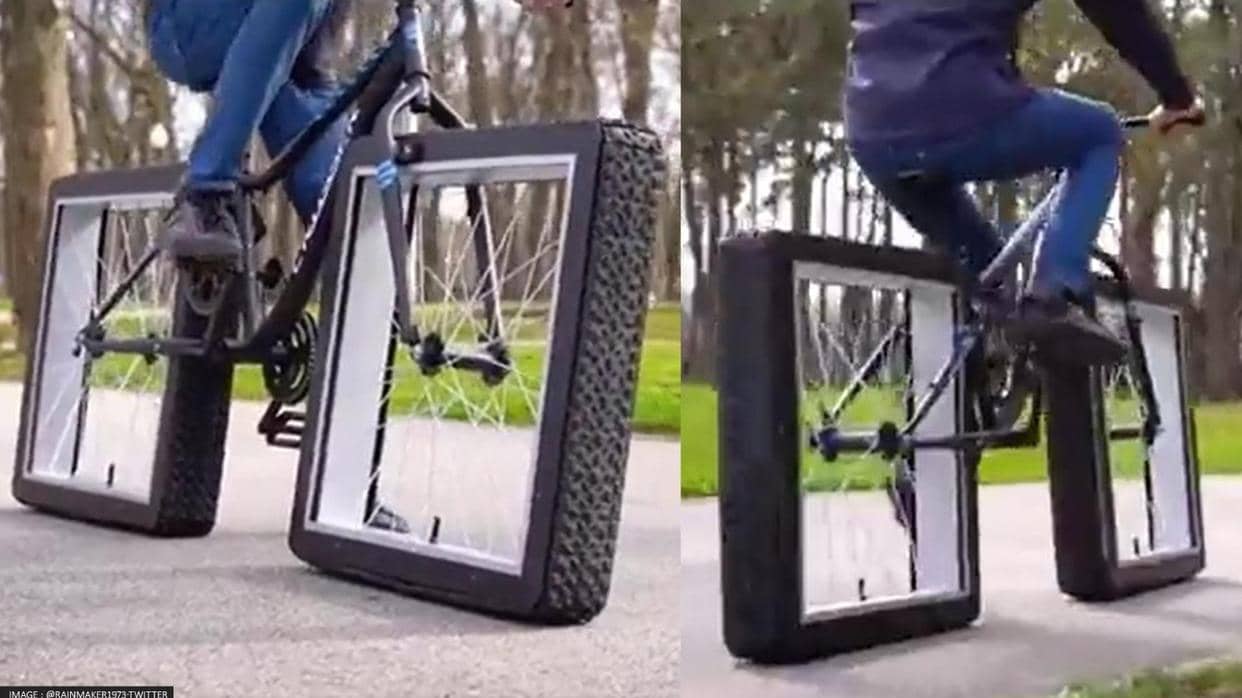 Viral: इंजीनियर ने बना दी चौकोर पहिए वाली साइकिल, देख चकराया लोगों का ...