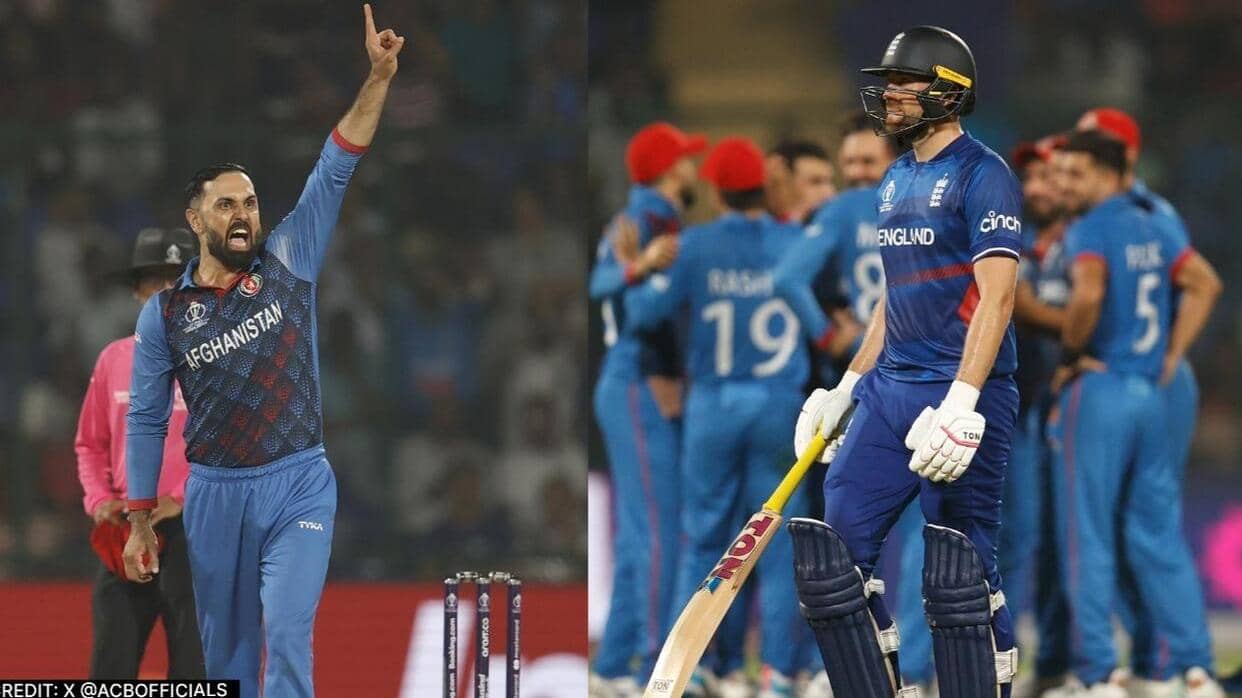 ENG vs AFG: गाना बज रहा था 'अफगान जलेबी' और राशिद-मुजीब के खिलाफ नाचते ...