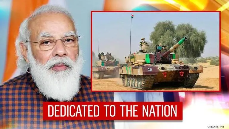 Make In India Initiative Pm Modi To Dedicate Indigenous Arjun Battle