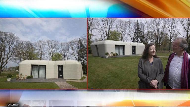 Europe's first fully 3D printed house gets first tenants in Netherlands ...