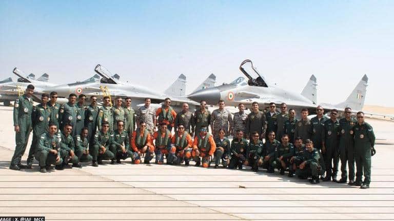 IAF touch down at Egyptian Air Force base in Cairo for Exercise Bright ...