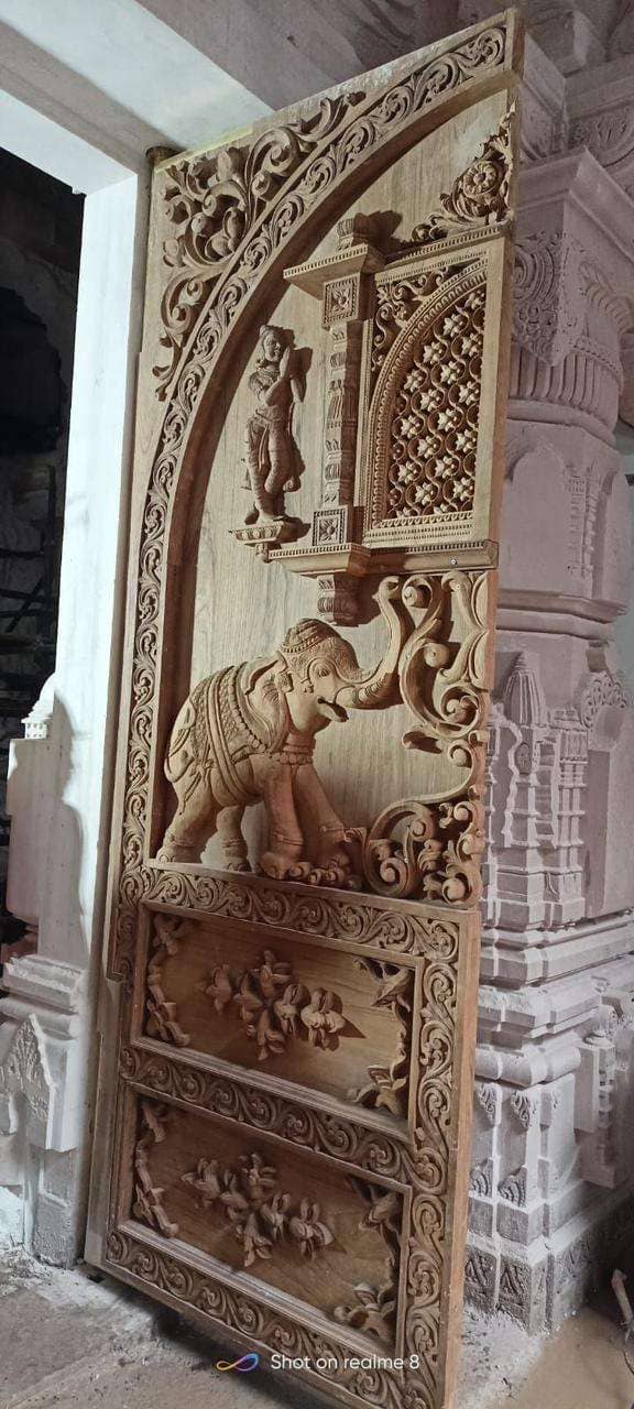 Ayodhya Ram Mandir doors to don gold-plated peacock, elephant, lotus ...