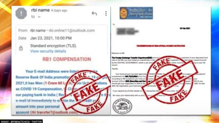 Fact Check: Is RBI asking for personal info via mails, letters & SMS ...